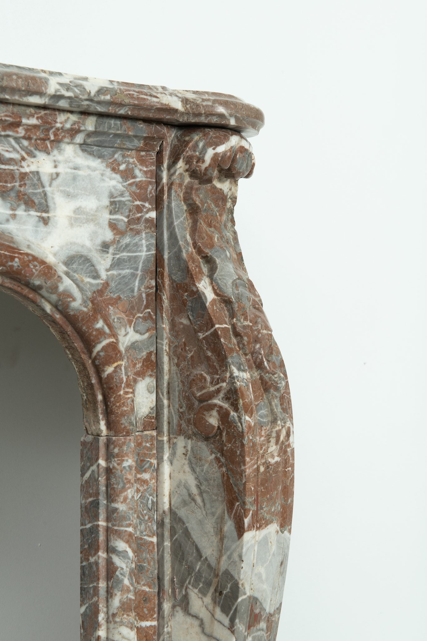 Dutch Rococo Fireplace Antique